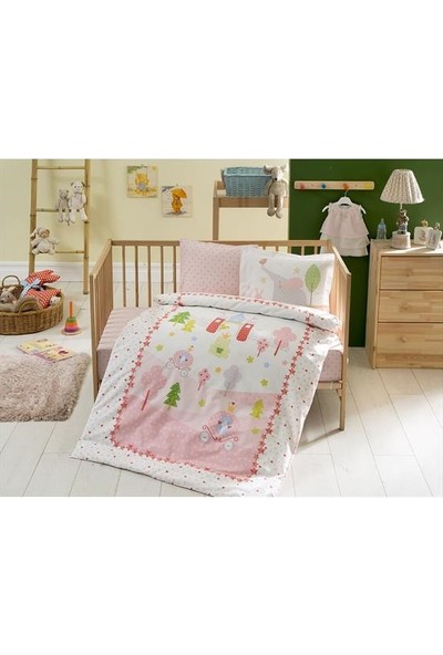 Taç 80938 Princess Story Bebek Nevresim Takımı