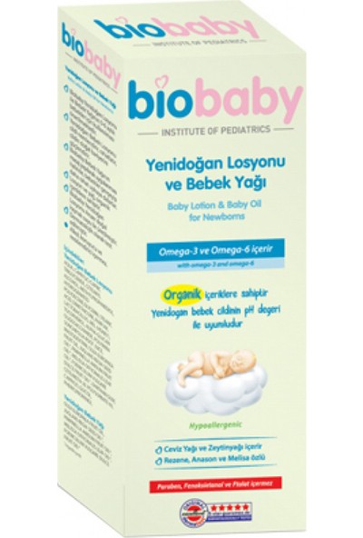 Biobaby Yenidoğan Losyonu Ve Bebek Yağı 30 ml Biobaby Yenidoğan Losyonu Ve Bebek Yağı 30 ml