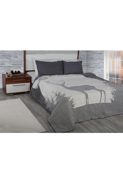 Dinarsu Çift Kişilik Pamuklu Battaniye Ahu