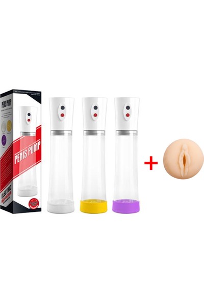 Electric High Vacuum - Otomatik Şarjlı Penis Pompası Electric High Vacuum - Otomatik Şarjlı Penis Pompası