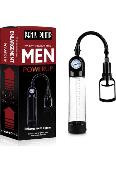 Men Powerup Basınç Göstergeli Penis Pompası` Men Powerup Basınç Göstergeli Penis Pompası`