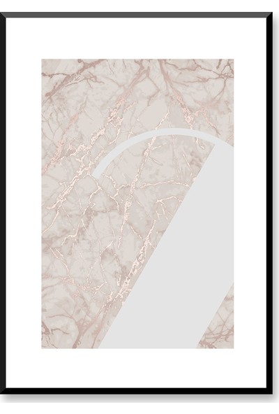 Normmade Marble Siyah Çerçeveli Baskı Normmade Marble Siyah Çerçeveli Baskı