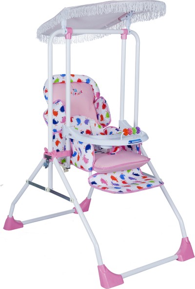 Taşpınar TP 120 Lüks Yatarlı Mama Tepsili Bebek Salıncağı