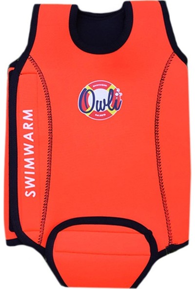 Owli Swimwarm Üşütmeyen Bebek Mayosu Turuncu