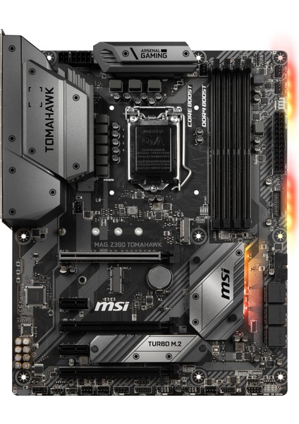 MSI MAG Z390 TOMAHAWK SOKET 1151 DDR4 4400(OC) HDM DP M.2 Fiyatı