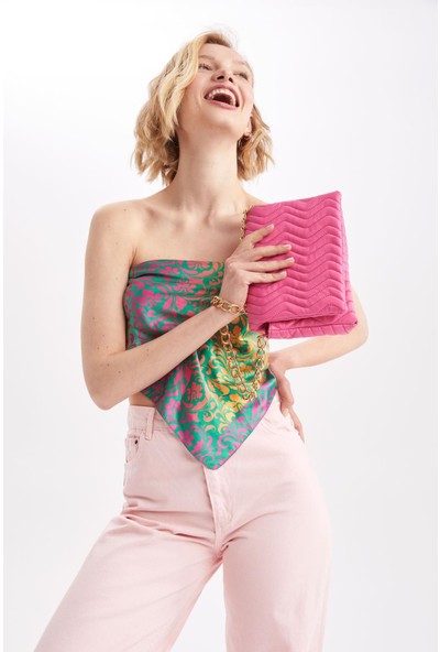 DeFacto Kadın Suni Deri Zincir Askılı Omuz Çantası X9757AZNS