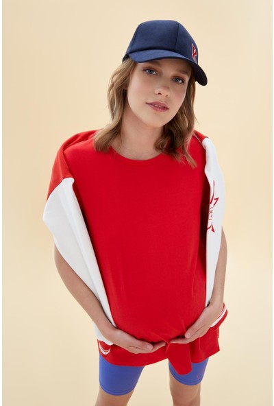 DeFacto Regular Fit Bisiklet Yaka Kısa Kollu Hamile Tişört X6119AZ22SM