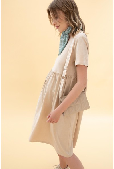 DeFacto Regular Fit Kısa Boy Hamile Elbise X6046AZ22SM