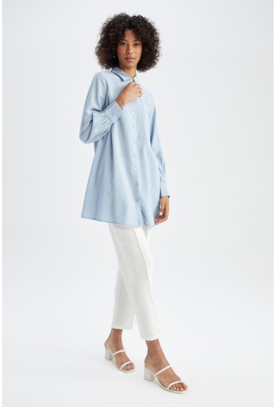 DeFacto Regular Fit Esnek Bel Bilek Boy Pantolon X6450AZ22SM