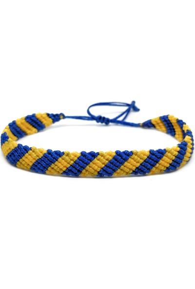 Peri Masalı Aksesuar Fenerbahçe - Makrome Örgülü Bileklik Peri Masalı Aksesuar Fenerbahçe - Makrome Örgülü Bileklik