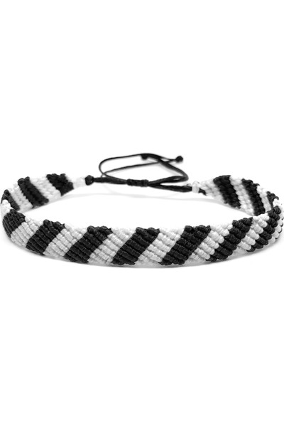 Peri Masalı Aksesuar Beşiktaş Jk - Makrome Örgülü Bileklik Peri Masalı Aksesuar Beşiktaş Jk - Makrome Örgülü Bileklik