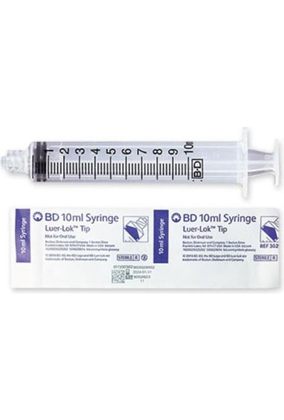Bd 10 ml Luer Lock Kilitli Enjektör 100 Adet Bd 10 ml Luer Lock Kilitli Enjektör 100 Adet