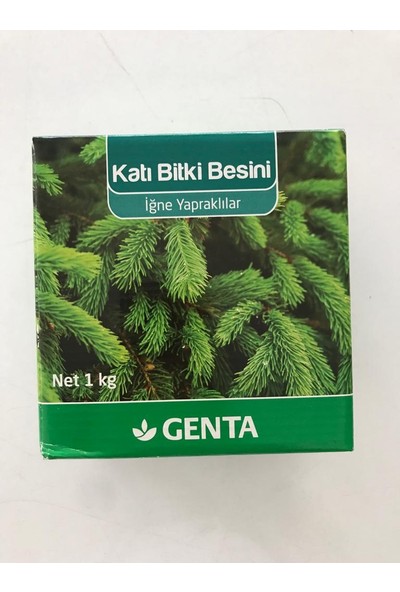 Genta İğne Yapraklılar Katı Bitki Besini 1 Kg