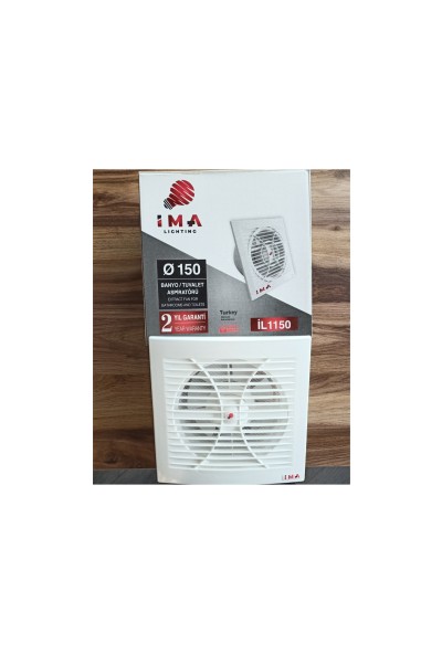 Ima Lighting Sessiz 150'LIK Banyo ve Tuvalet Aspiratörü Ima Lighting Sessiz 150'LIK Banyo ve Tuvalet Aspiratörü
