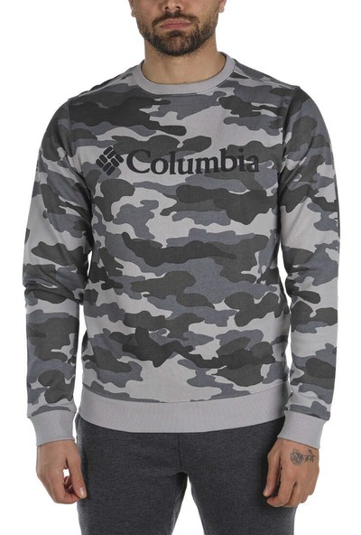 Columbia Csc M Bugasweat Crew Camo Erkek Sweatshirt