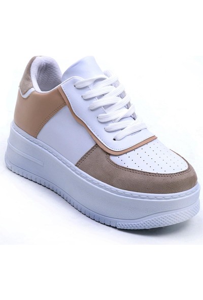Beyaz-Vizon Kadın Günlük Spor Ayakkabı 460.175