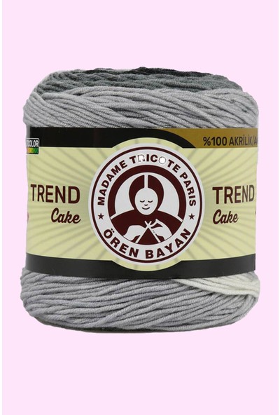 Ören Bayan Trend Cake Batik Ebruli El Örgü Ipi 629