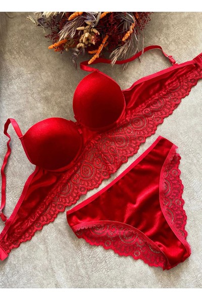 Nergiz Kadife Sütyen Tk.