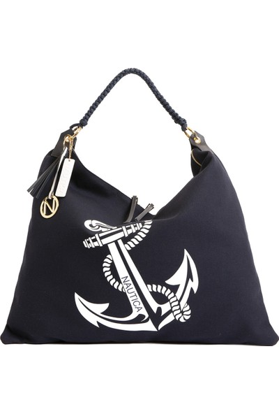 Nautica CN3089T Lacivert Kadın Plaj Çantası