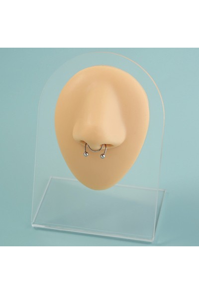 Sanmusen Yuvarlak Burun Halkalı U Şeklinde Piercing Takı (Yurt Dışından) Sanmusen Yuvarlak Burun Halkalı U Şeklinde Piercing Takı (Yurt Dışından)