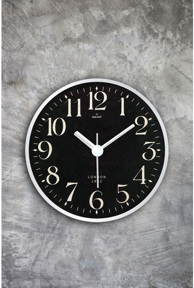 Muyika Kiely Mıknatıslı Siyah Buzdolabı Saati 11 cm Bds-Y