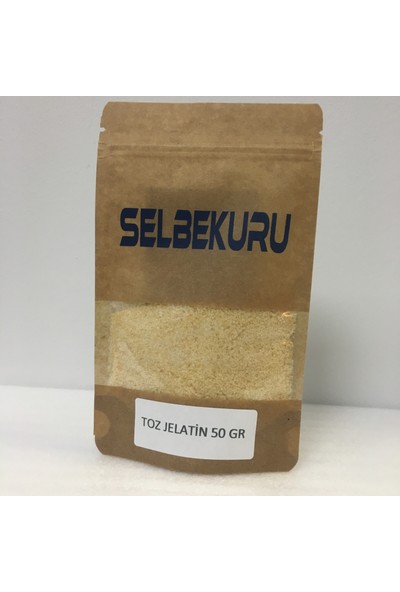 Selbekuru Toz Jelatin 50 gr Selbekuru Toz Jelatin 50 gr