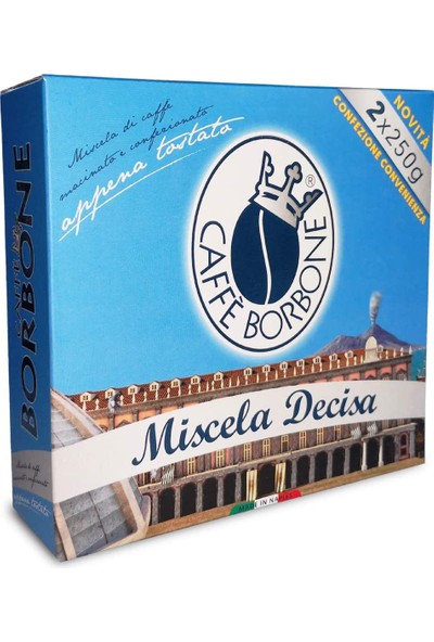 Caffe Borbone Decisa Öğütülmüş Kahve 2X250 G Caffe Borbone Decisa Öğütülmüş Kahve 2X250 G