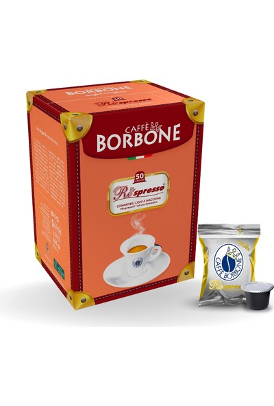Caffe Borbone Oro Nespresso Uyumlu Kapsül Kahve 50 Adet Caffe Borbone Oro Nespresso Uyumlu Kapsül Kahve 50 Adet