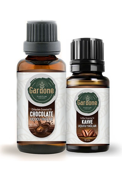 Gardone 30 ml Çikolata Uçucu Buhurdanlık Koku Yağı, 10 ml Kahve Yağı Hediyeli Gardone 30 ml Çikolata Uçucu Buhurdanlık Koku Yağı, 10 ml Kahve Yağı Hediyeli