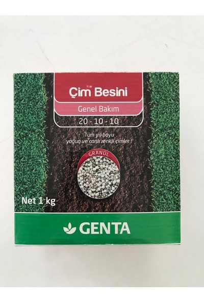 Genta Çim Besin Genel Bakım 1 kg Genta Çim Besin Genel Bakım 1 kg