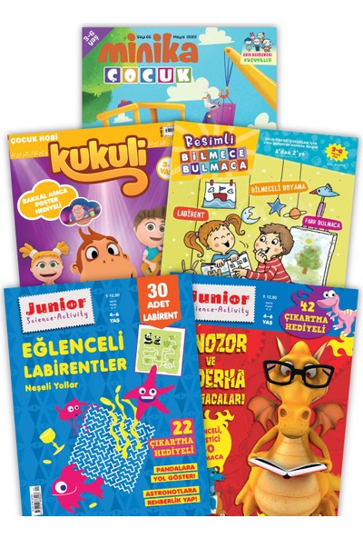 Özel Çocuk Dergileri Paketi Özel Çocuk Dergileri Paketi