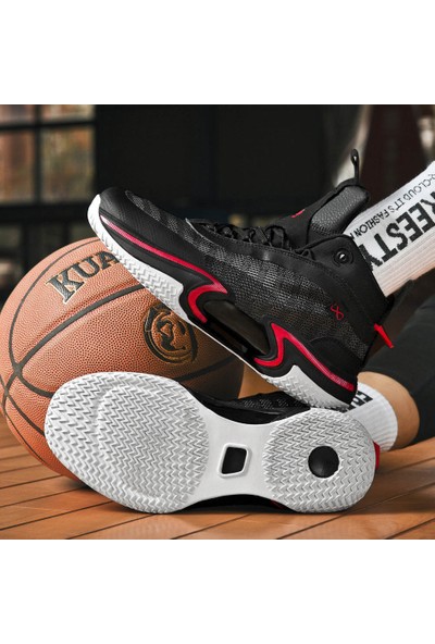 Bobdog BB25AJ36 Soft Spr 999 Siyah Erkek Basketbol Ayakkabı Sneakers Spor Ayakkabı (Yurt Dışından)