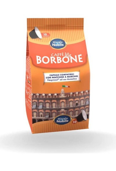 Caffe Borbone Nobile Nespresso Uyumlu Kapsül Kahve 10 Adet Caffe Borbone Nobile Nespresso Uyumlu Kapsül Kahve 10 Adet
