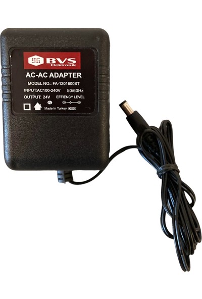 BVS 24V Ac Ac Adaptör Trafolu 24 Volt Adaptör Ac - Ac Çıkış Ac BVS 24V Ac Ac Adaptör Trafolu 24 Volt Adaptör Ac - Ac Çıkış Ac