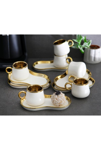 Gönül Gnl 3094 Kahve Takımı Sunumluklu Altınyaldız 6'lı