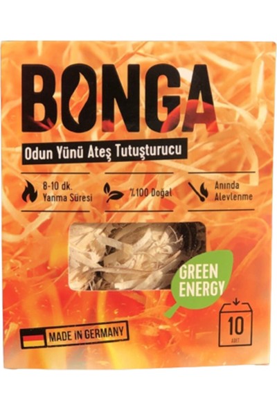 Bonga Odun Yünü Ateş Tutuşturucu (140 G) Bonga Odun Yünü Ateş Tutuşturucu (140 G)