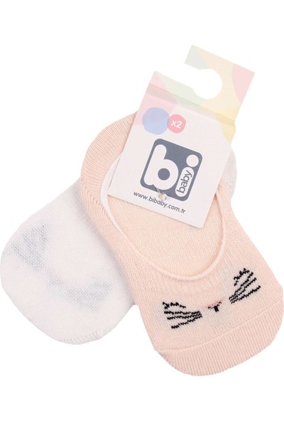 Bibaby Cute Face 2'li Babet Bebek Çorap 68352