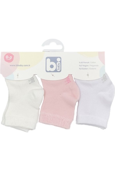 Bibaby New Basic 3'lü Bebek Çorap 68267