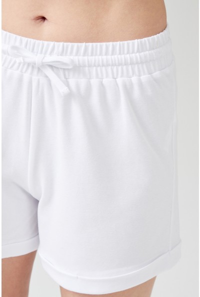 Hays Kadın Paçası Kıvırma Detaylı Şort