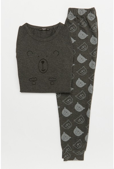 Hays Erkek Çocuk Ayıcık Baskılı Uzun Pijama Takımı Hays Erkek Çocuk Ayıcık Baskılı Uzun Pijama Takımı
