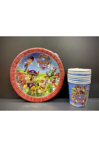 My Party Ready paw Patrol Konsept Tabak Bardak Seti My Party Ready paw Patrol Konsept Tabak Bardak Seti