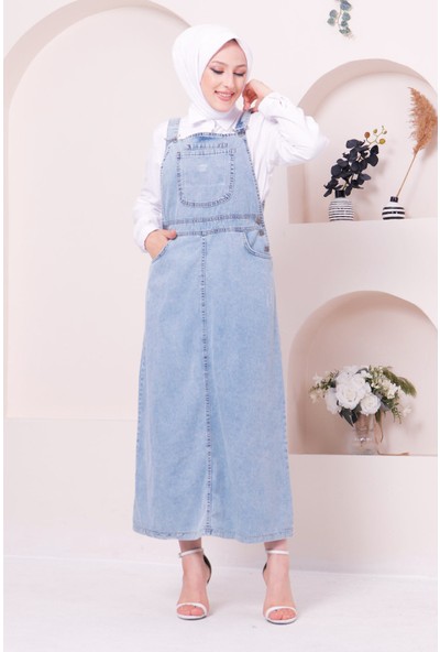 İmaj Butik Ön Cep Detaylı Slopet/buz Mavi