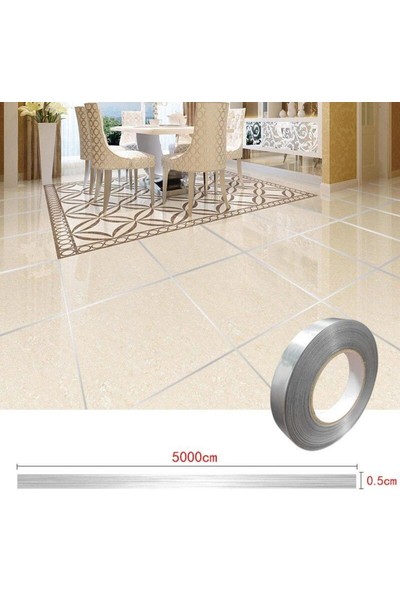 Ega Toptan Gümüş Fayans Arası Şerit Bandı 50 Metre Ega Toptan Gümüş Fayans Arası Şerit Bandı 50 Metre