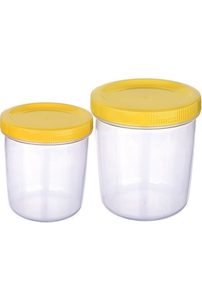 Içiçe Geçen 2 Li Saklama Kabı (400VE 700ML) Içiçe Geçen 2 Li Saklama Kabı (400VE 700ML)