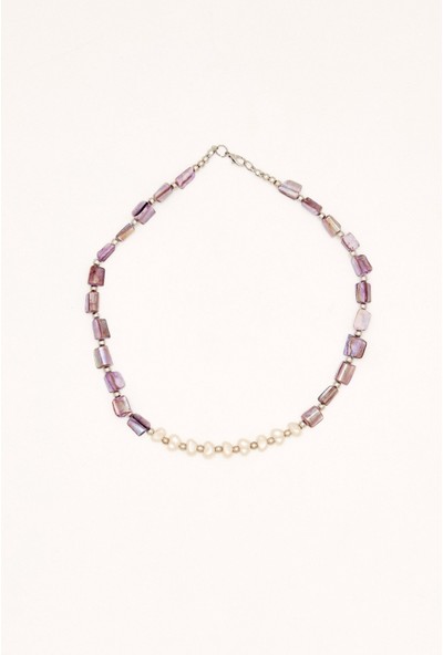 Taşlı Incili Kolye