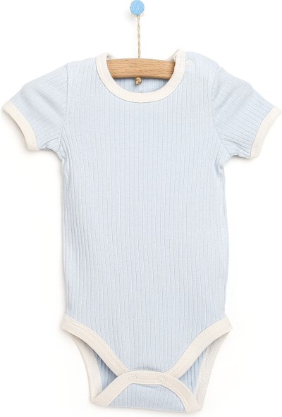 Hellobaby Renkli Biyeli Kısa Kol Body Hellobaby Renkli Biyeli Kısa Kol Body