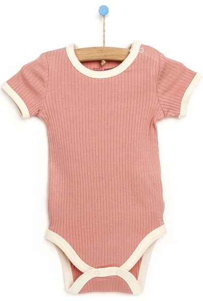 Hellobaby Renkli Biyeli Kısa Kol Body Hellobaby Renkli Biyeli Kısa Kol Body