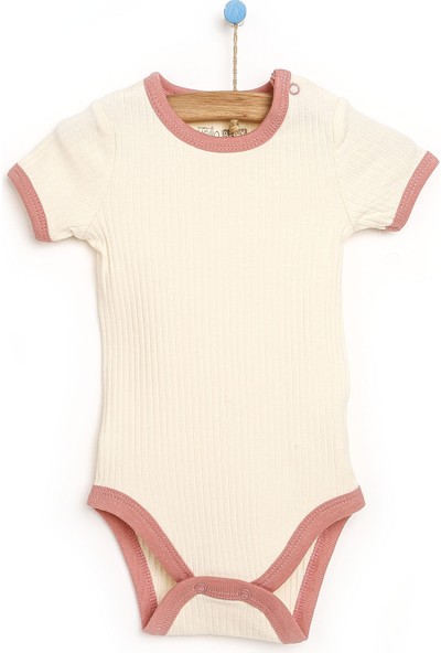 Hellobaby Renkli Biyeli Kısa Kol Body Hellobaby Renkli Biyeli Kısa Kol Body