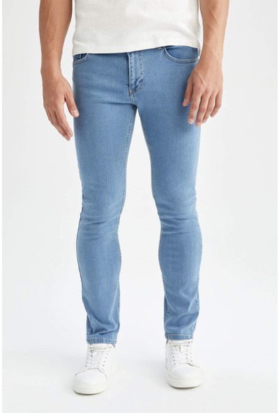 Slim Fit Normal Bel Dar Paça Jean PANTOLON V4243AZ22SP