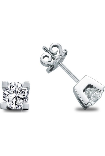 Harem Altın 0.15 Ct Takoz Tırnak Tektaş Pırlanta Küpe TKPE20 Harem Altın 0.15 Ct Takoz Tırnak Tektaş Pırlanta Küpe TKPE20